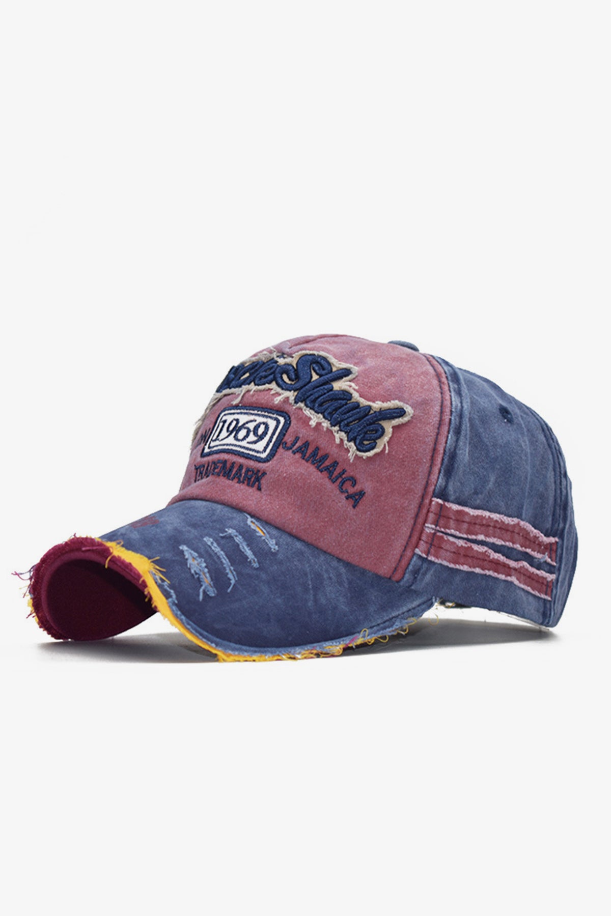 Pink Denim Embroidered Rugged Cap – Sclothers