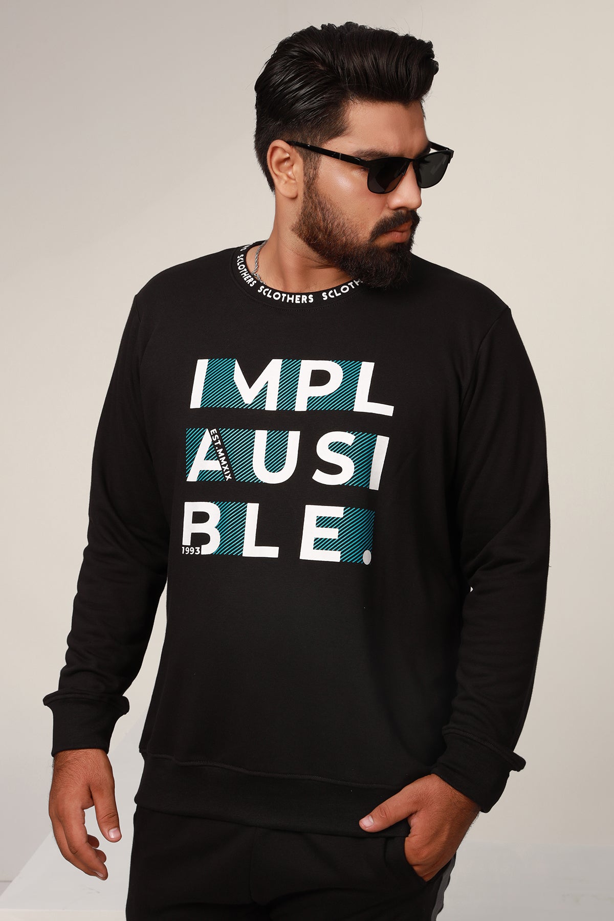 Implausible Graphic Sweatshirt (Plus Size) – Sclothers